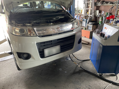 ワゴンR（MH23S） CVTFの圧送交換: メカドックのブログ