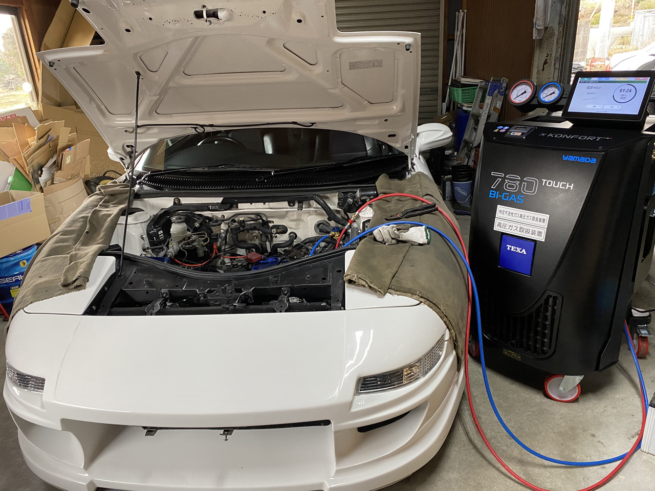 MR2（SW20）後期 3SGTのエキスパンションバルブ交換など: メカドックのブログ